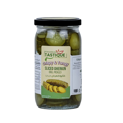 Sliced Gherkin Dill Pickle – Tastique